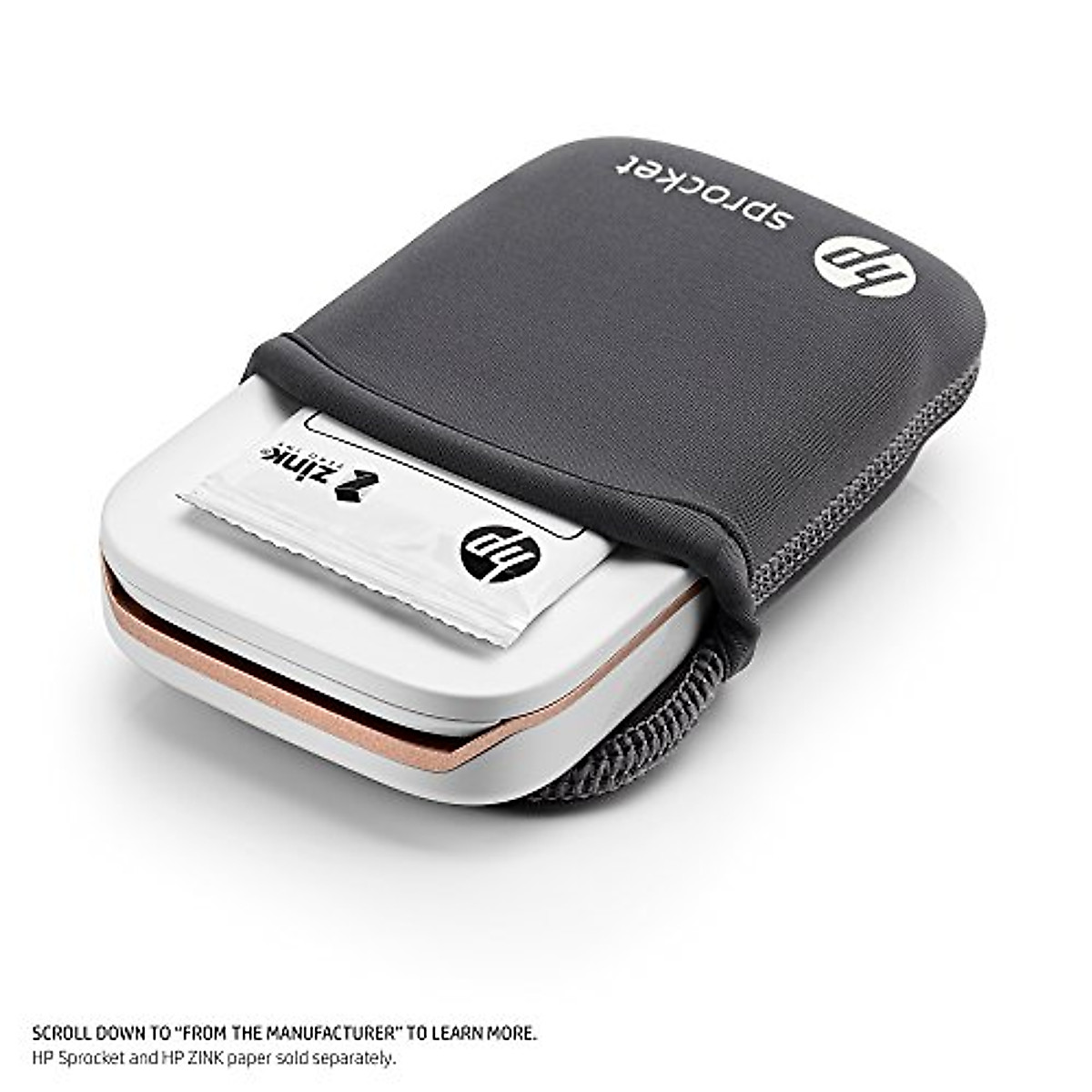 HP Sprocket Reversible Sleeve (Z2K82A): Protect Your Sprocket Portable Photo Printer