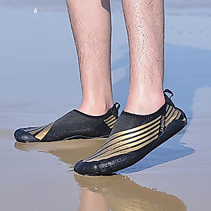 OYUXMAS Beach Water Shoes Women's Men's Fashion Men Shoes Summer Kayaking Water Shoes Barefoot Swim Shoes Quick Dry Aqua Socks Yoga Walking