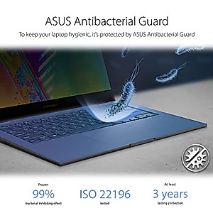 ASUS VivoBook Go 14 Flip Thin and Light 2-in-1 Laptop, 14 inch HD Touch, Intel Celeron N4500 CPU, UHD Graphics, 4GB RAM, 64GB eMMC, NumberPad, Windows 11 Home in S Mode, Quiet Blue, J1400KA-DS02T