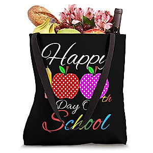 Happy 100th Day Of School 2023 For Teachers Kids Boys Girls Tote Bag