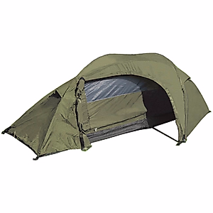 Mil-Tec Recom 1-Man Tent, Olive Green, 240 x 135 x 85 cm