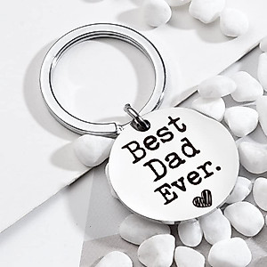 Daddy Gifts Keychain from Daughter Best Dad Ever Gifts for Dad Birthday Gift from Son Father's Day Gifts for Him
