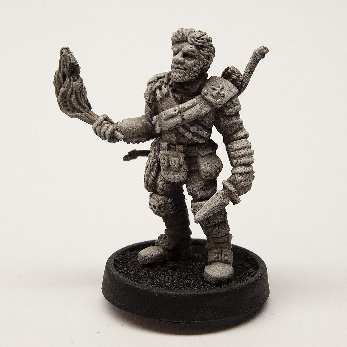 Stonehaven Miniatures Male Human Ranger Figure (for 28mm Scale Table Top War Games) - Made in US