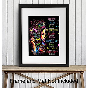 African American Women, African American Woman, Black Women, Black Woman - Black Wall Art - African American Wall Art - Motivational Poster - Inspirational Wall Decor - Affirmation Wall Decor