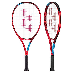 Yonex VCORE 25 Inch 6th Gen Junior Tennis Racquet, Tango Red