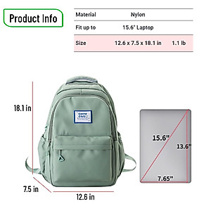 ENYNN Cute Backpack Aesthetic Backpack Large Kawaii Backpack for Women Laptop Backpack Large Backpack for Women