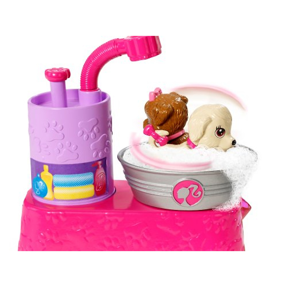 Barbie Suds and Hugs Pups Playset