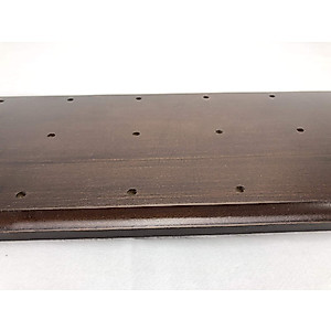 NANGOPOP Cake Pop Stand Display - 18 Hole Rustic Wood Lollipop Holder, Candy or Sucker Stand for Wedding, Baby Shower, Birthday Party - Fit 5/32" (4mm) Lollipop Sticks