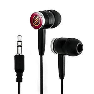 GRAPHICS & MORE The Flash TV Series Logo Novelty in-Ear Earbud Headphones