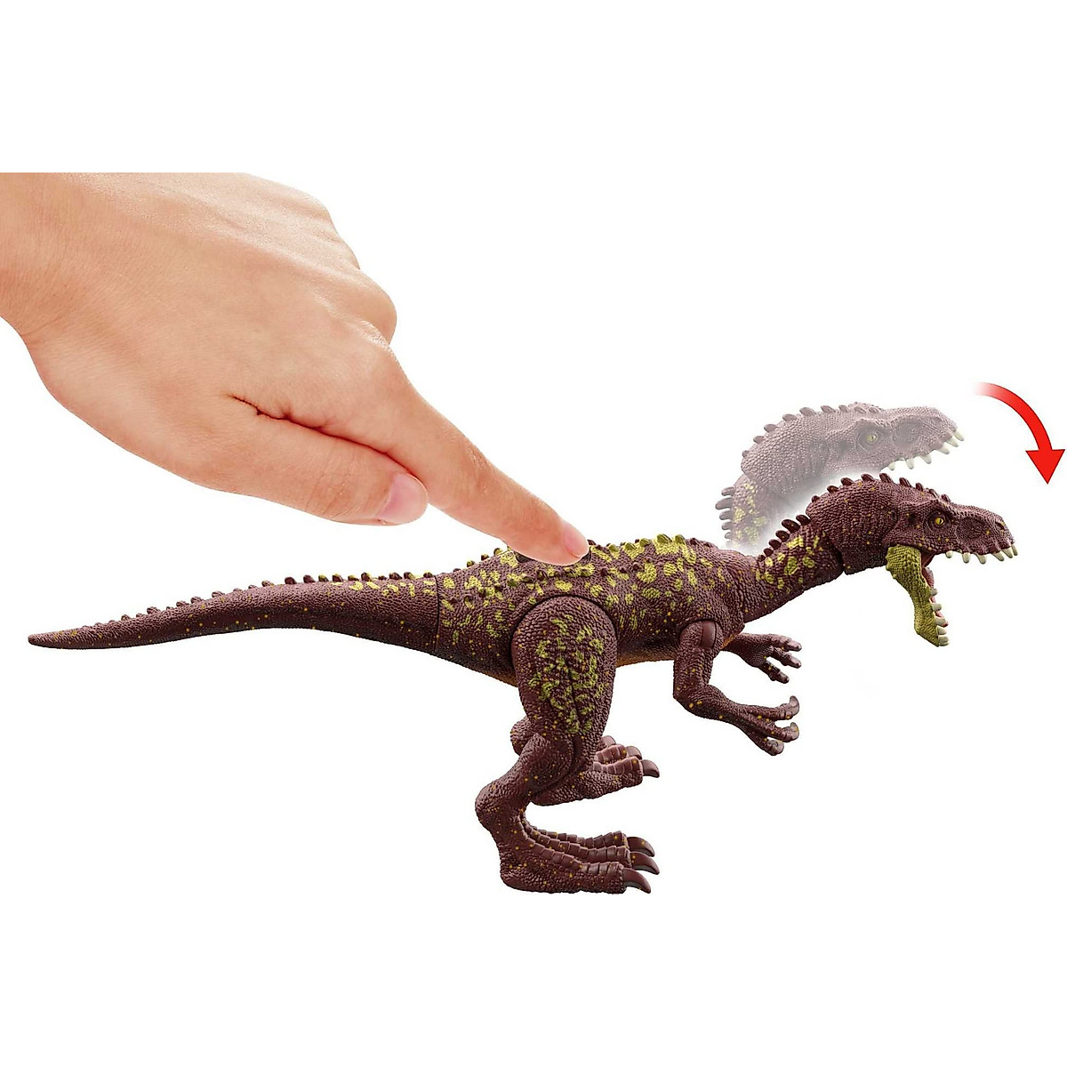Jurassic World Fierce Force Masiakasaurus Camp Cretaceous Authentic Dinosaur Strike Motion Action Figure, Movable Joints, Gift Fans 3 Years & Older