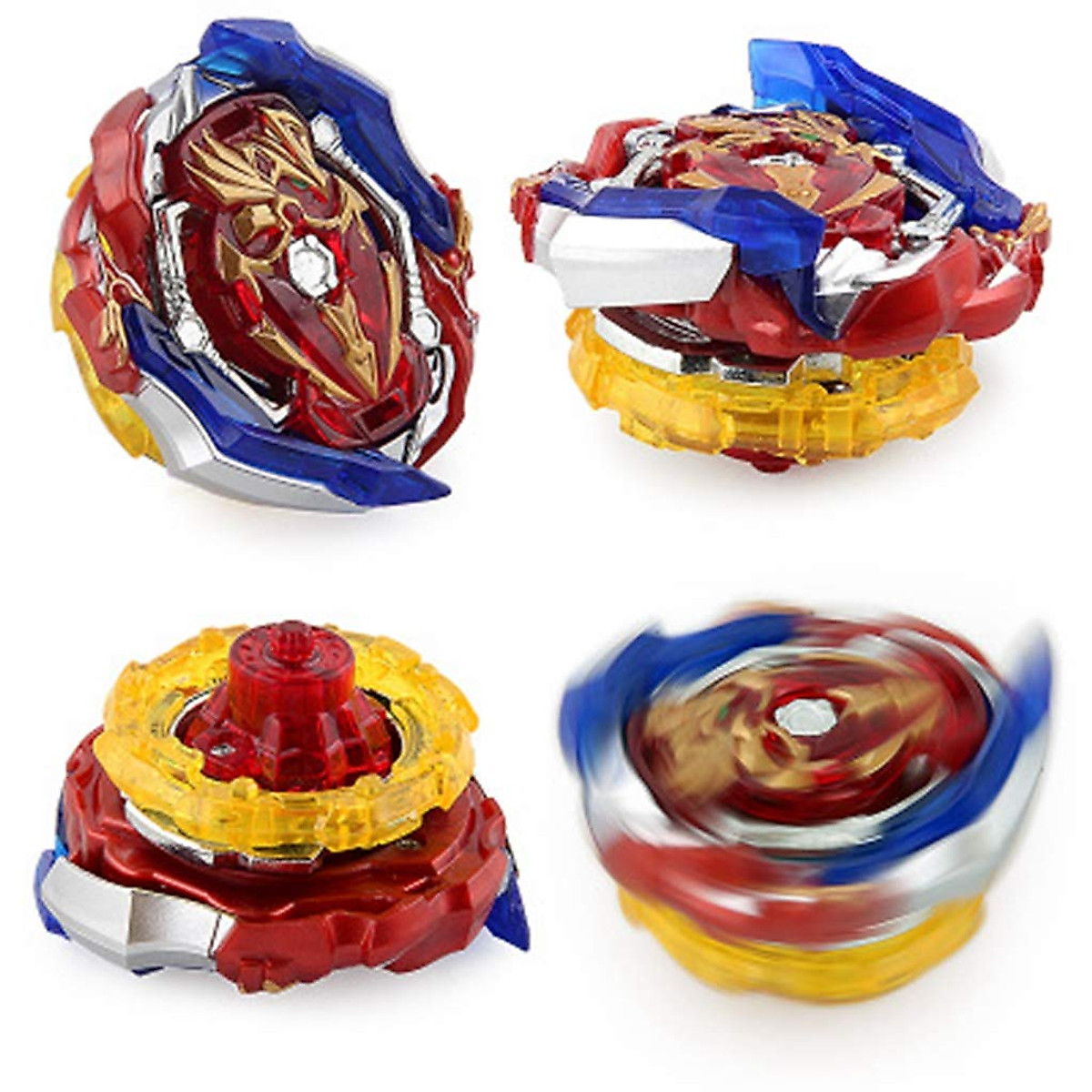 Bey Battle Evolution Blade Turbo God Bay B-150 Booster Union Achilles Cn.Xt+Retsu Gyro Starter Set Red Sword Launcher Grip Batting Top Games Accessories Bey Burst Gaming Tops Spinning Toy Gift for Boy
