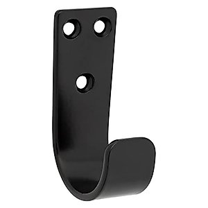 National Hardware N337-900 Cooper Multi-Purpose Hook, 2-5/16", Matte Black