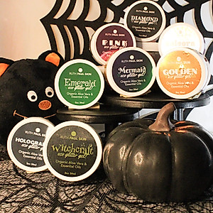 Unicorn Face, Body Glitter Gel: for Women & Girls | Biodegradable Holographic Purple Body Glitter | Fine Glitter in Aloe Vera Gel Base with Essential Oil | by Ruth Paul Skin 2oz