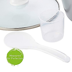 Panasonic SR-G06FGL Rice, Steamer & Multi-Cooker, 3-Cup (Uncooked), 3 Cups 6 Cups Cooked, Silver