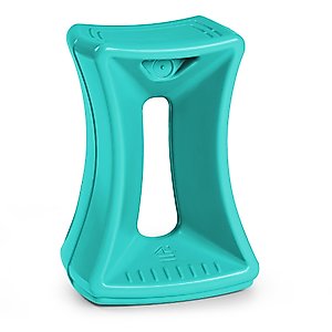 Simplay3 American Home Live Fit Active Balance Chair, 20" Stool for Adults and Teens- Ergonomic Office Desk Chair with Rock, Wobble, Tilt Motion for Learning, Work and Study, Aqua