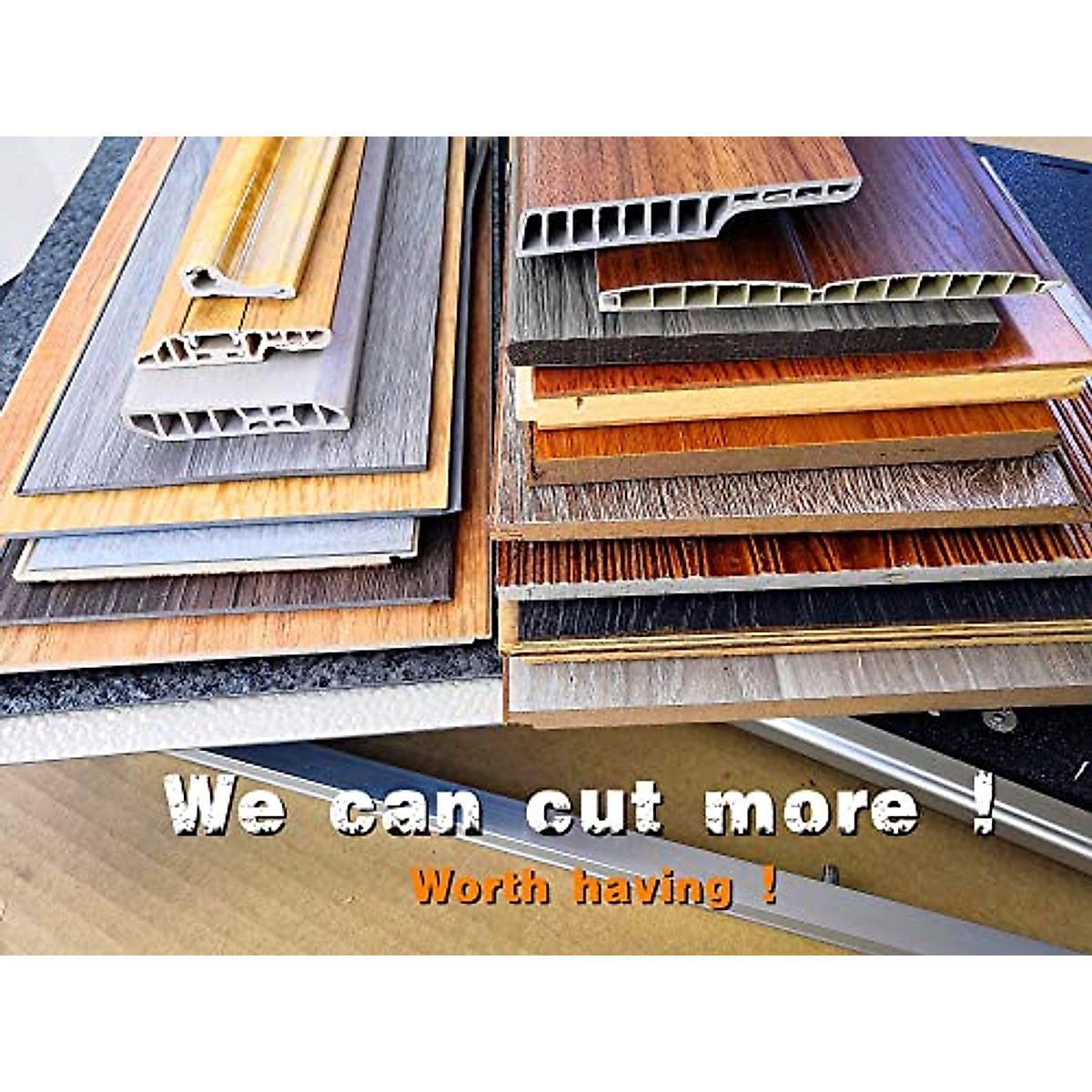 MANTISTOL MC-330 13'' Pro Laminate Floor Cutter with 13" Replacement Blade and Installation Kit