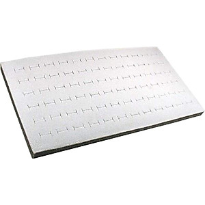 FindingKing 12 72 Slot Gray Ring Display & Travel Tray