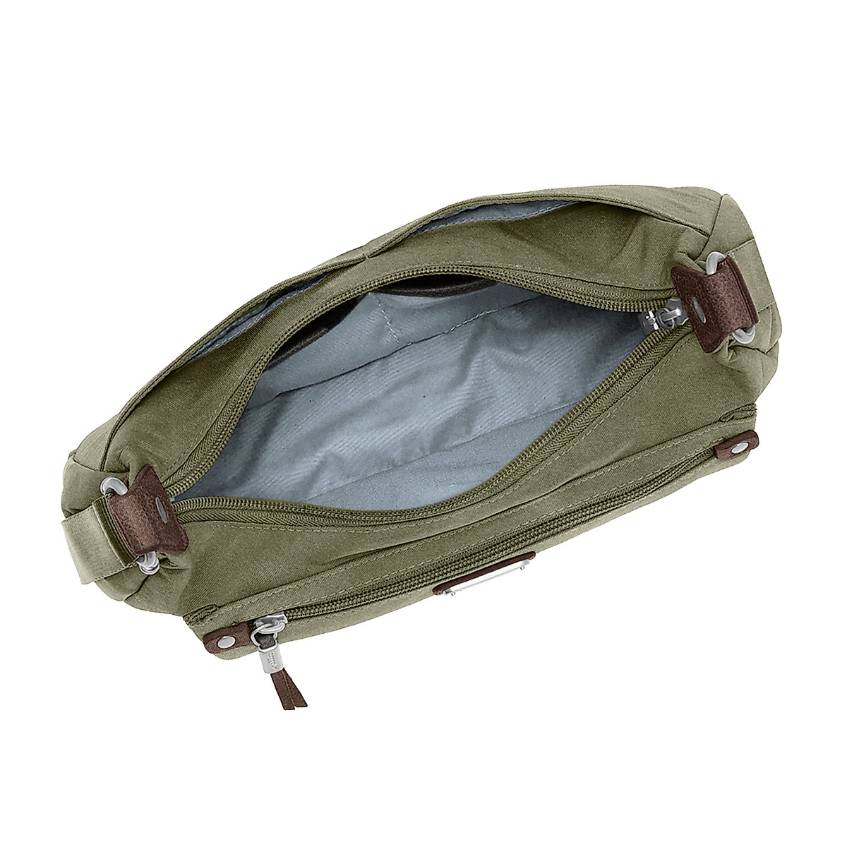 Baggallini womens Out About Bagg With Rfid Wristlet top handle handbags, Black, One Size US