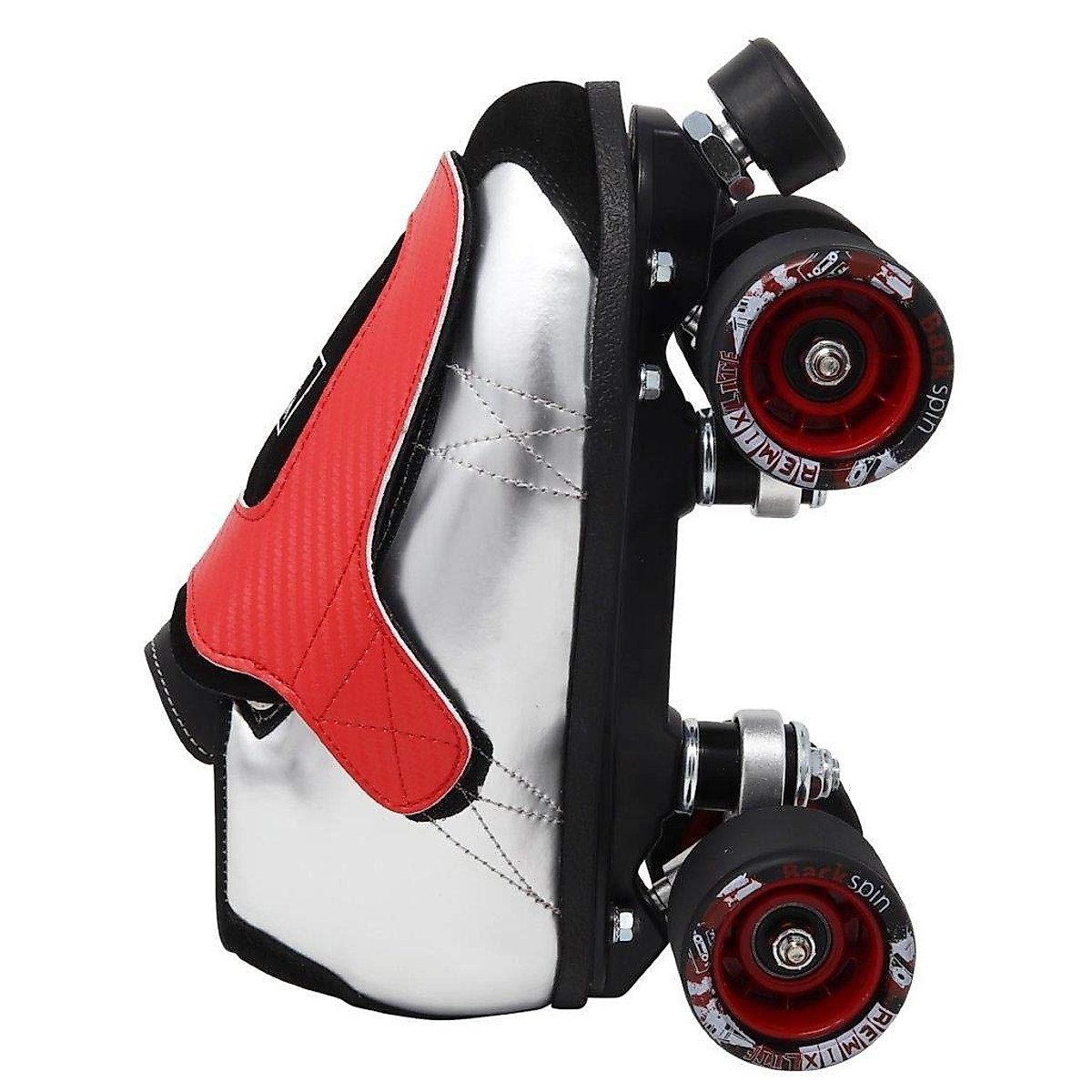 VNLA Junior SLVR Jam Skates for Men and Women - Indoor Unisex Quad Roller Skates, Men 6 / Women 8