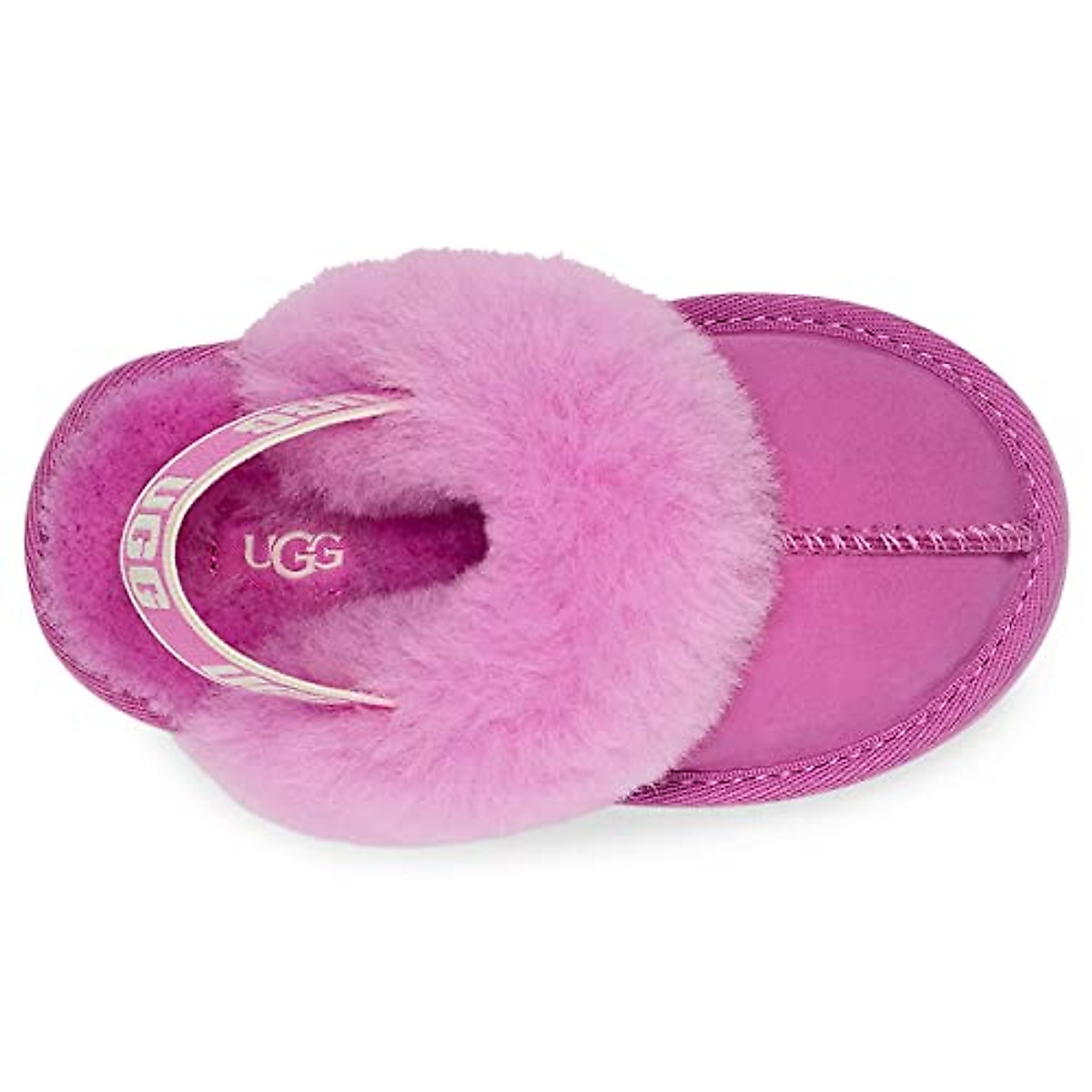 UGG Girls T FUNKETTE Slipper, Purple Ruby, 7 Toddler