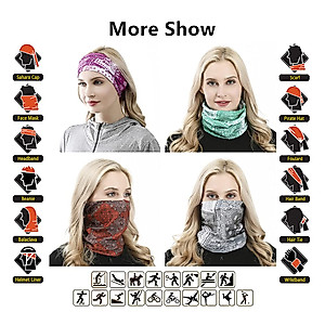 VANCROWN Headband Head Wrap Headwear Sport Sweatband 280 Patterns 12 in 1 Magic Scarf 12PCS 9PCS & 6PCS (12PCS.Arabesque.1)
