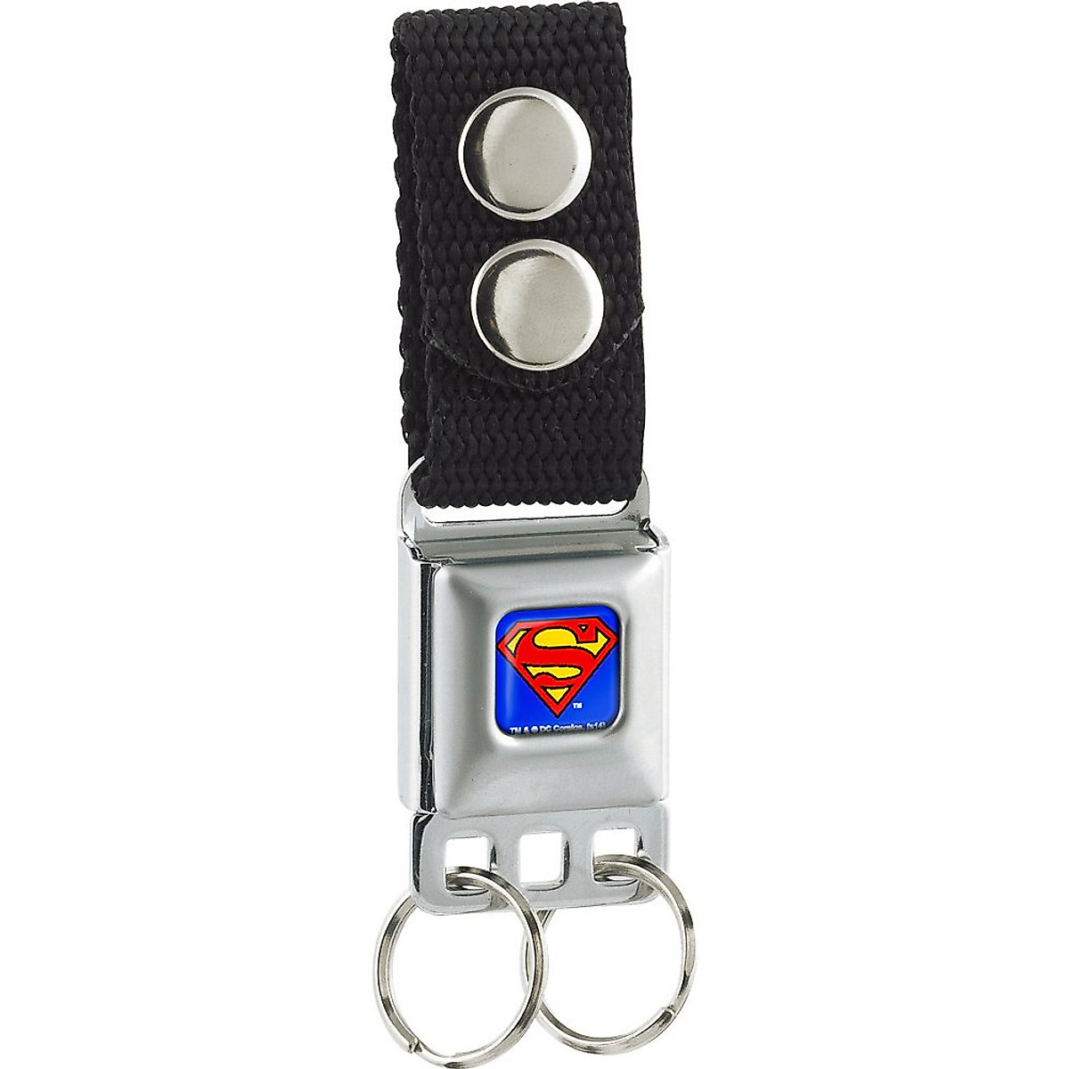Buckle-Down Keychain - Superman 4.5" x 1"