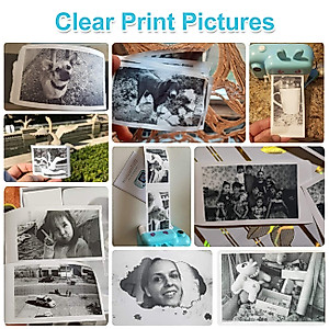 10 Rolls Print Paper for Kids Instant Print Camera Refill Print Paper Works with MINIBEAR VTech Kidizoom Camera, Zero Ink Thermal Paper Fit for Most Kids Instant Camera