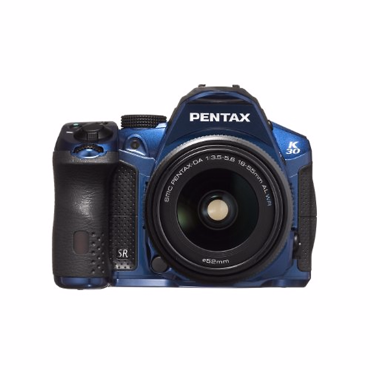 Pentax K-30 lens kit blue w DA 18-55WR Weather-Sealed 16 MP CMOS Digital SLR with DA 18-55mm and 3-Inch LCD Screen