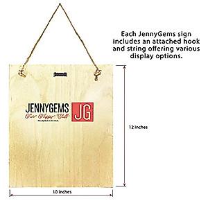 JennyGems Pick a Seat Not A Side Sign You Are Loved by the Groom and Bride, Wedding Signs and Decor for Ceremony, Brown Directional Signage, Made in USA