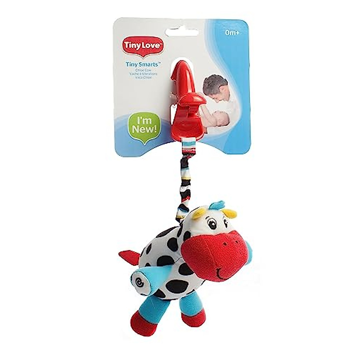 Tiny Love Smarts Clip on Toy, Chloe Cow