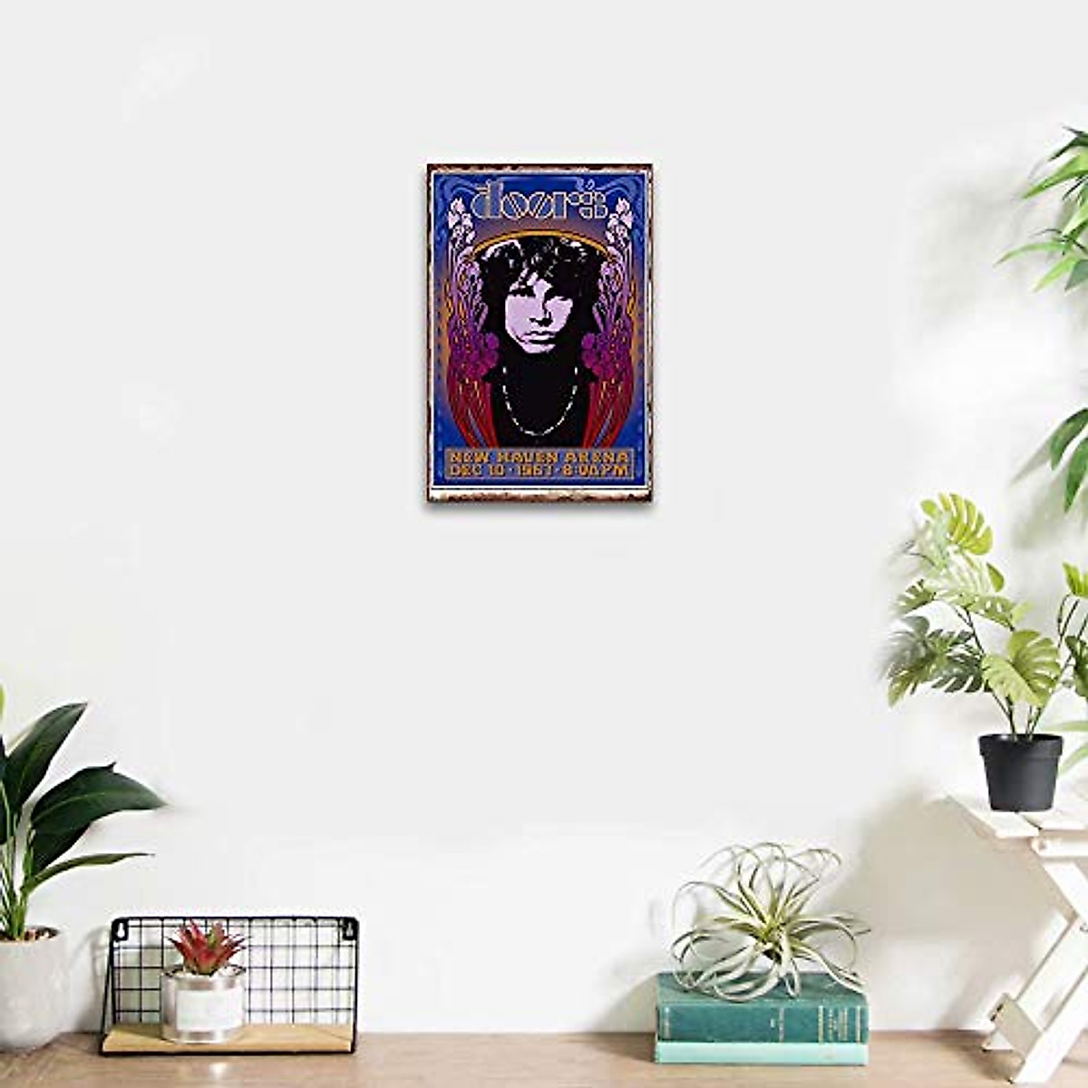 YOMIA Tin Signs for Rock Band Posters Vintage Wall Decor for Cafe Bar Pub Decor 8 X 12 inches