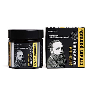 Professor Fuzzworthy's Gentlemans Hair & Beard Styling Pomade - Leave in Conditioner All Natural Men's Grooming with Leatherwood Honey & Essential Plant Oils | Handmade on Tasmania Australia