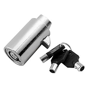 Luomorgo 1 Pc Vending Machine Lock and Key, Keyed Alike Tubular Soda Machine Lock, Universal Candy Machine Lock Replacement, Snack Vending Machine Locks with 3Pcs Keys (Chrome)