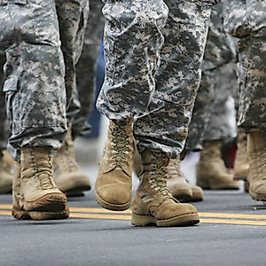 Molain 12 Pieces Military Elastic Boot Straps Shoelace Boot Blousers Military Leg Straps Blousing Garters with Metal Hooks