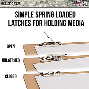 U.S. Art Supply 23" x 26" Artist Sketch Tote Board - Great for Classroom, Studio or Field Use