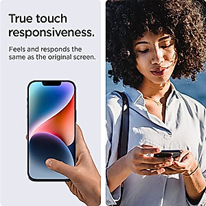 HAYZON [3+3 Pack] iPhone 14 (ONLY) Screen Protector with Camera Lens Protector, Scratch Resistant, Bubble Free, Case Friendly Tempered Glass Film[9H Hardness] - 6.1 inch