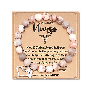 Dabem Nurses Week Gifts for Women, Nurse Accessories for Work Bracelets Appreciation Gifts for Nursing School, School Nurse Graduation Practitioner Gifts for Nurses