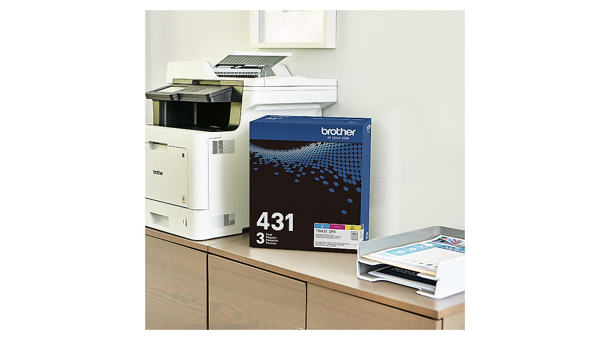 Brother TN-431 3PK Color Toner Cartridges - High-Quality Prints