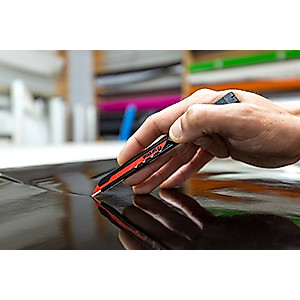 PROKNIFE Black Auto Lock Stainless Steel Knife with 30 Degree Red PROBLADE