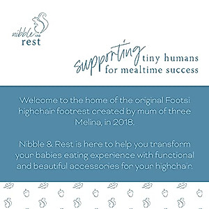 Nibble and Rest Highchair Decorative Leg Wraps, Bamboo Style, Compatible with IKEA Antilop Highchair, Includes 4 Pre-Cut Adhesive Strips