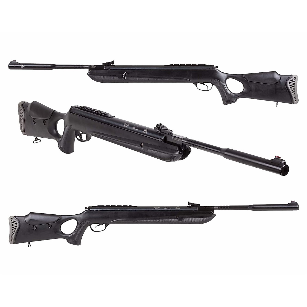 Hatsan Mod 130S Carnivore .30 Cal 600 FPS / 34 FPE - Big bore Break Barrel Air Rifle .30 Caliber w/Vortex Piston & QuietEnergy (QE)| Medium Game air Gun + Wearable4U Pack of 100x Pellets Bundle