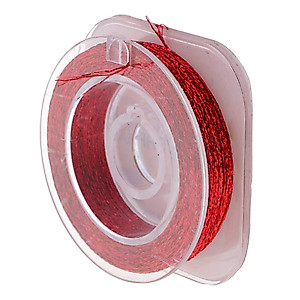 Baosity Nylon Whipping Wrapping Thread for Fishing Rod Guides 50m/55yds, Red