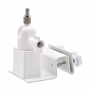 Holicfun Universal Solar Panel Gutter Mount for Ring, Arlo, Eufy, Wyze, Reolink Solar Panels and More (White)