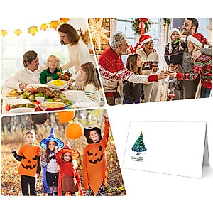 Christmas Party Seating Cards,Name Place Cards for Table Setting,Food Labels for Party Buffet,Place Cards for Weddings,Reserved Seating Signs,Tent Cards,Party Supplies,Set of 25 Seat Cards-Z4