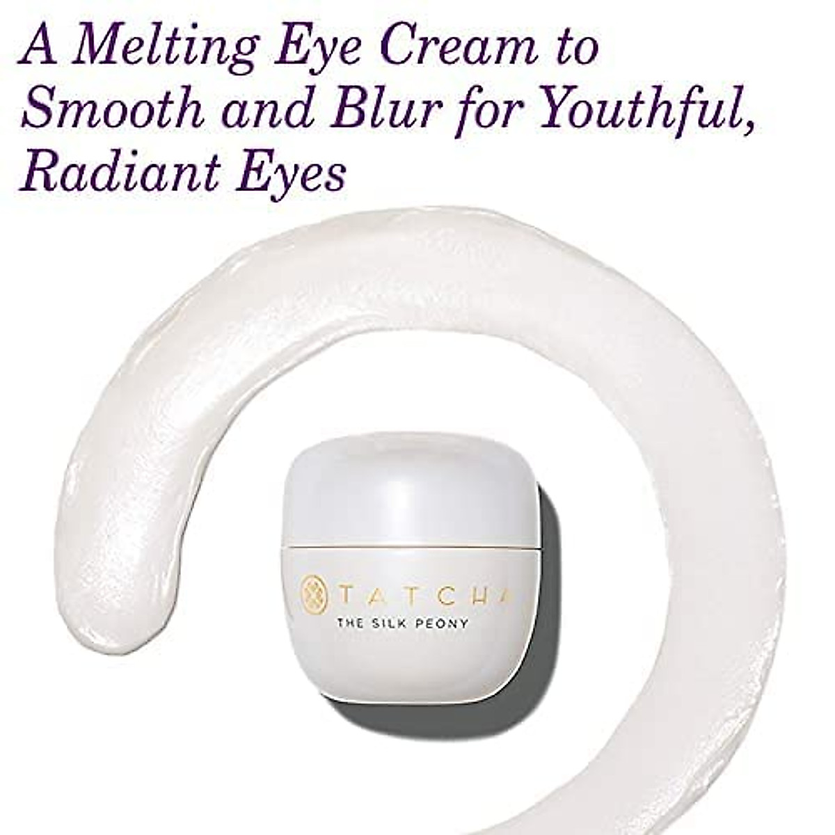 Tatcha The Silk Peony Melting Eye Cream: Hydration with Line-Smoothing Liquid Silk for Youthful Radiant Eyes, 15 ml | 0.5 oz