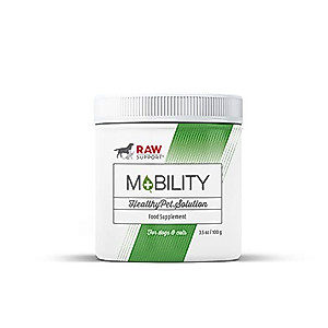 Raw Support Mobility 3.5oz, Measuring Spoon Included. 12 Supplement Options (Digestion,Healing,Balance,Joint,Complete,Allergy,Breath,Cleanse,Calm,Krill,Energy)