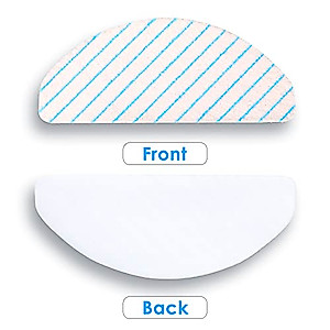 (50 Pieces) CHAIN PEAK Disposal Mop Pads for ECOVACS DEEBOT OZMO T8/ T8+/ T8 AIVI/ T9/ T9 MAX Vacuum Cleaner Wipes, Wiping Pads, One Time Use Mopping Cleaning Cloths