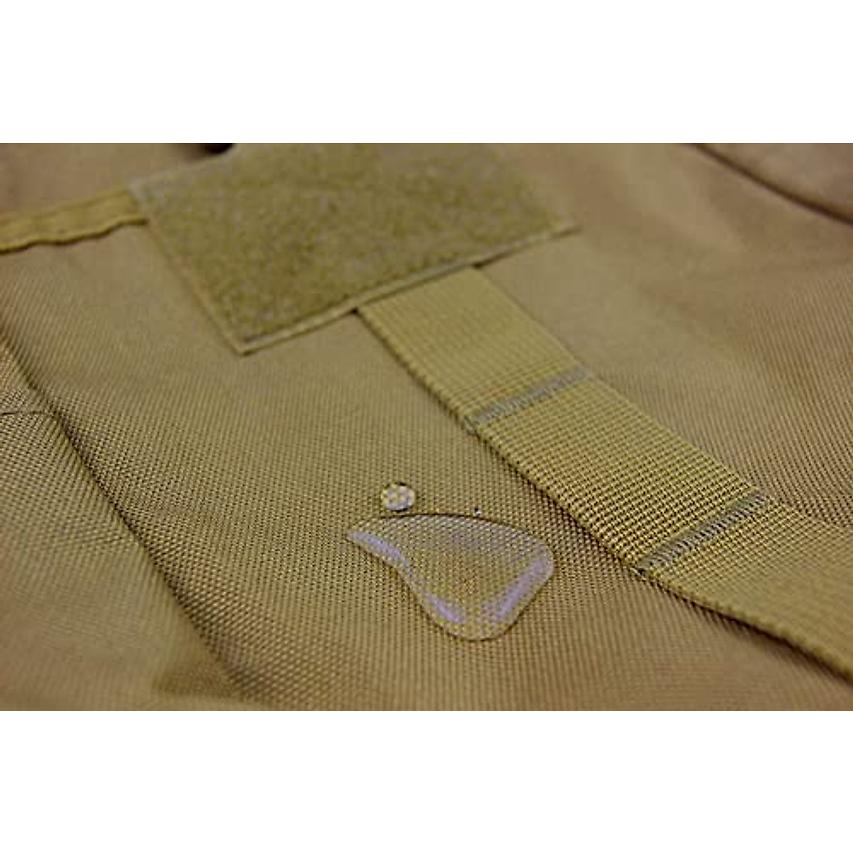 Tactical Military MOLLE Dump Pouch – Foldable Durable and Versatile Magazine Utility Waist Bag for Outdoor Enthusiasts, with 1 Flag Patch Included, Coyote Brown