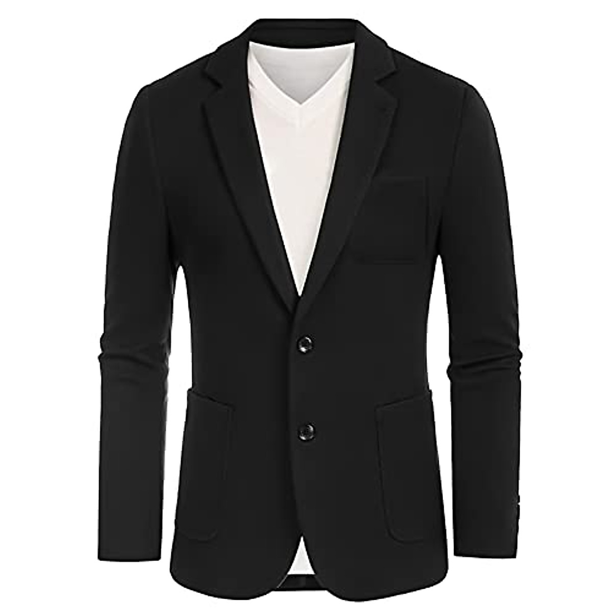 Men Blazer Slim Fit Casual Sports Coats Two Button Dress Blazer Stylish Lightweight Shoulder Pads Suit Jackets Outfits Brown S