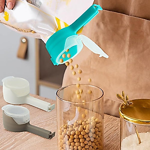 Food Sealing Clip, Chip Bag Clip, PP Household Portable Food Storage Bag Clip Travel Snack Sealing Clip Kitchen Tools Accessory(Blue)